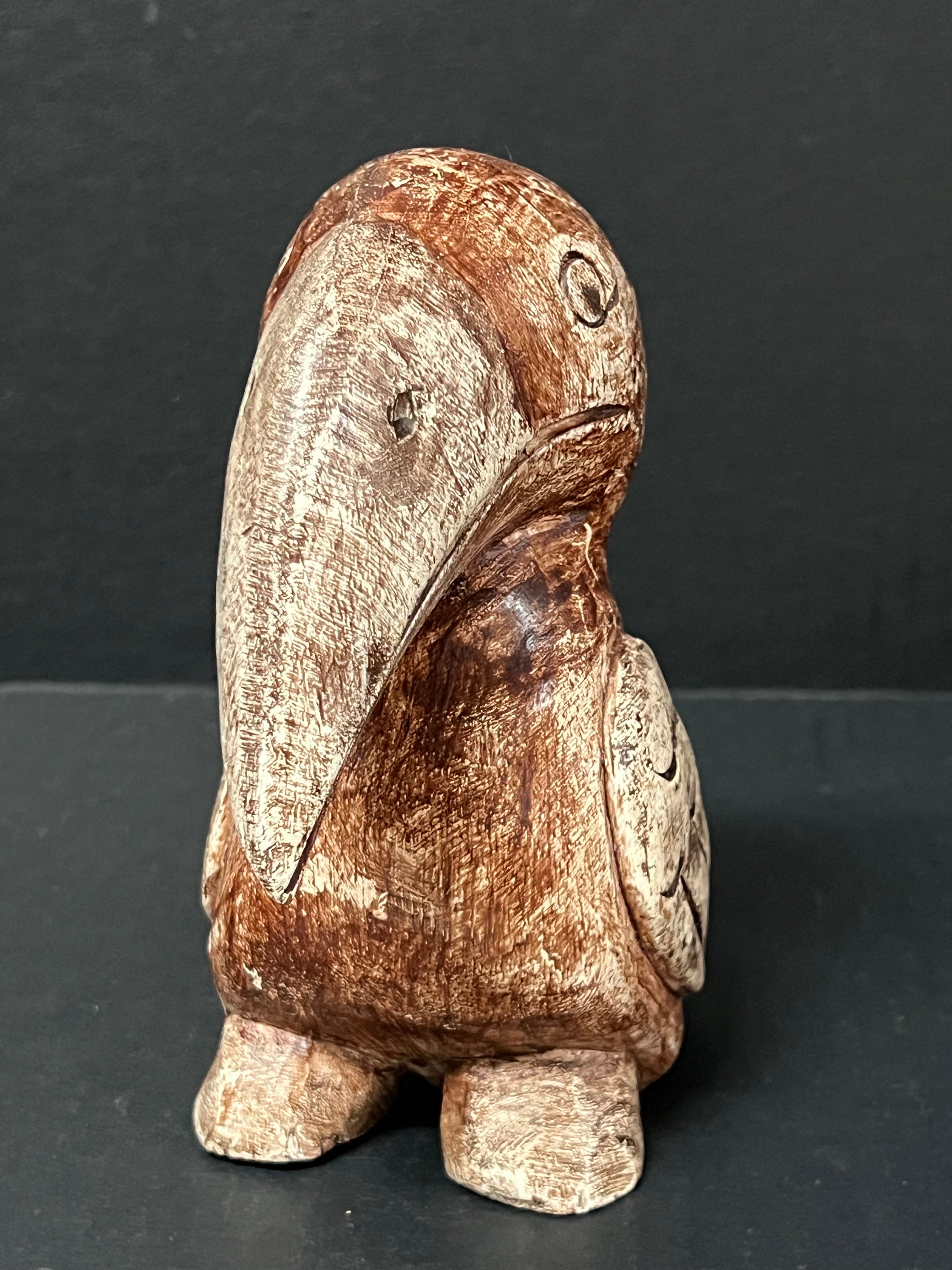 Carved Solid Wood Paper Mache Mold of Parrot Sculpture #J4 - Etsy