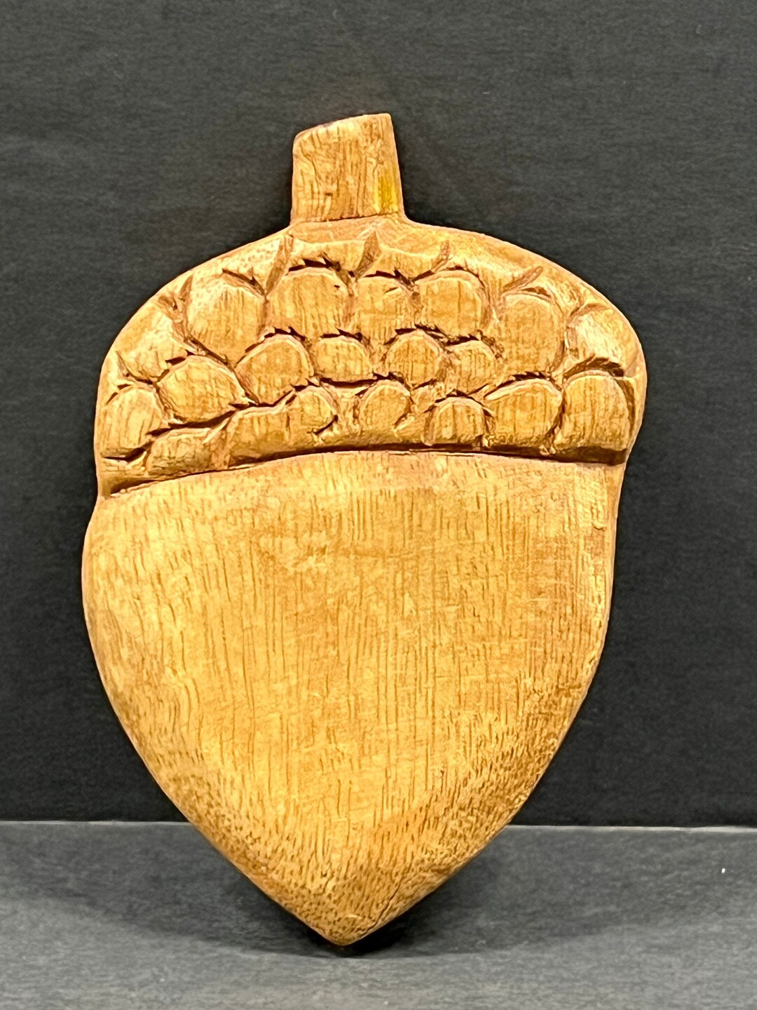 Carved Solid Wood Paper Mache Mold of Acorn Sculpture - Etsy