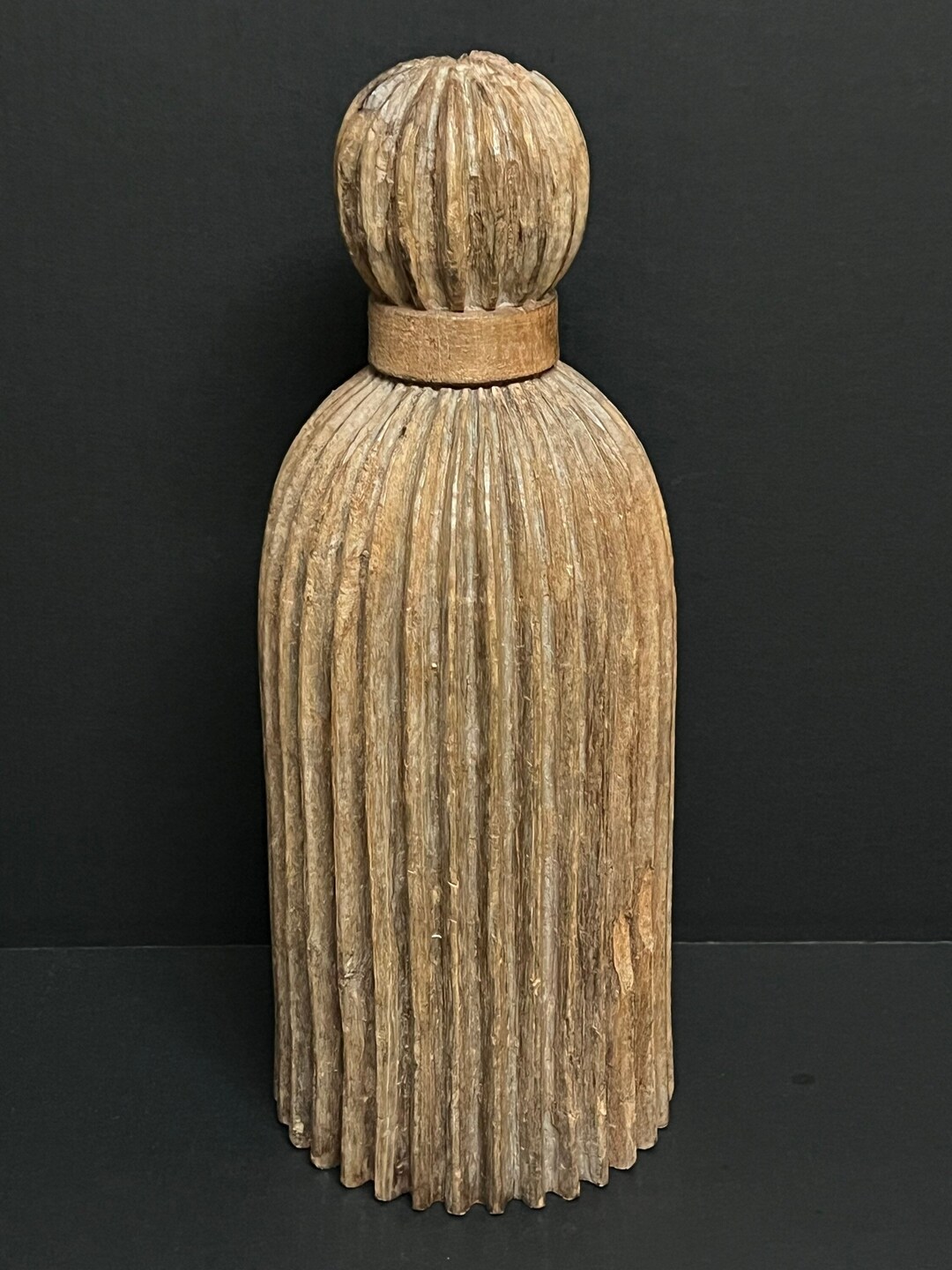 Carved Solid Wood Paper Mache Mold of Broom Duster Sculpture #B74 - Etsy