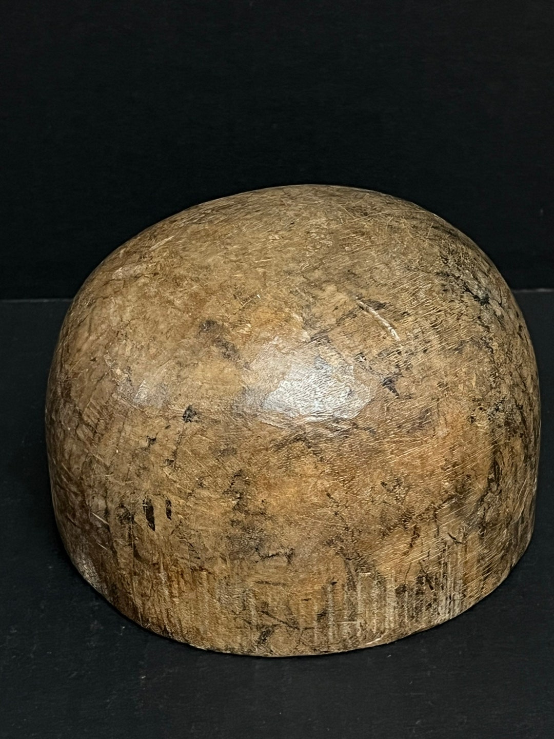 Carved Solid Wood Paper Mache Mold of Making Hat B69 - Etsy