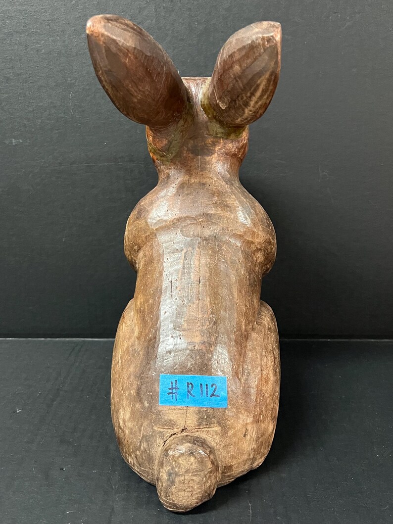 Carved Solid Wood Paper Mache Mold of Rabbit Sculpture #R112 - Etsy