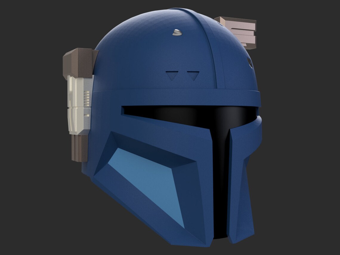 Heavy Infantry Mandalorian Helmet 3D Model - Etsy