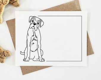 Dog Notelets for Thank You Fun Dog Notecards Dog Lover Card - Etsy