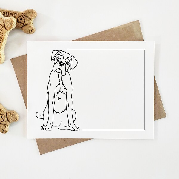 Dog Note Card - Etsy
