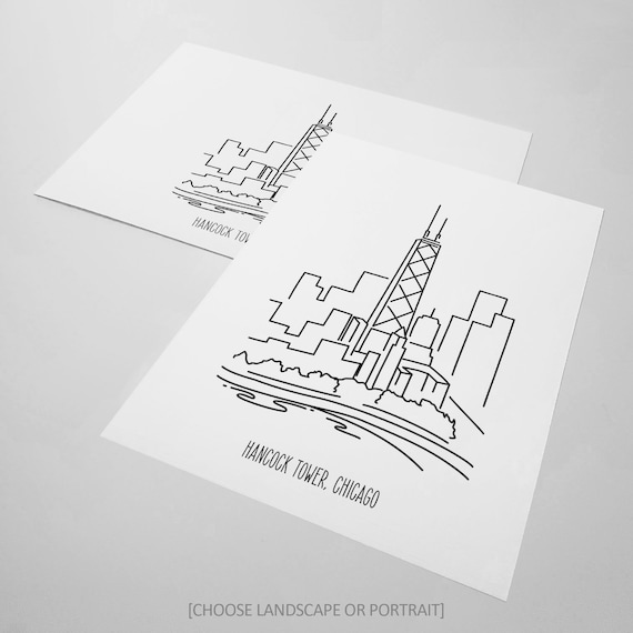 Hancock Building Drawing