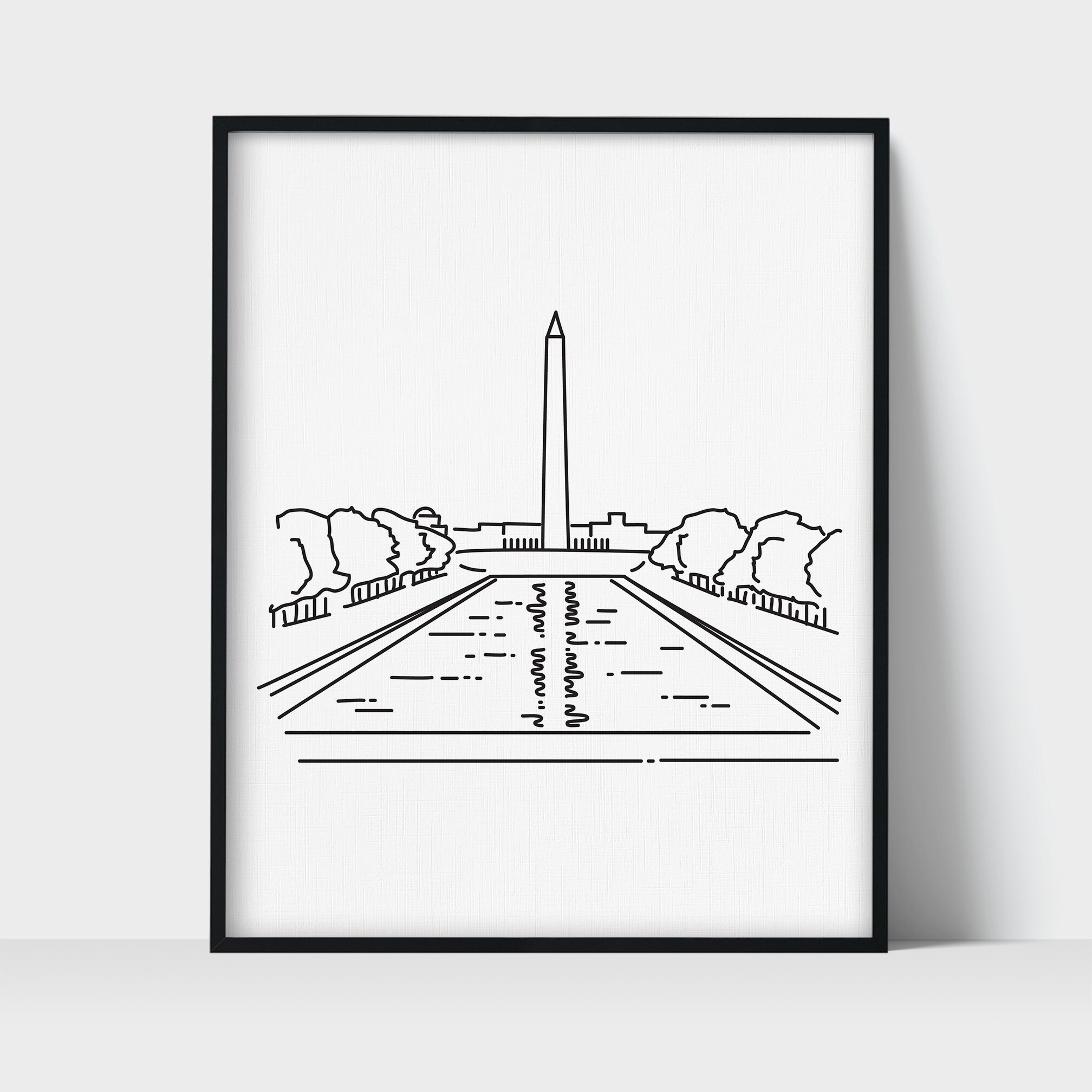 Washington Monument Drawing