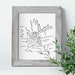 Hot Springs National Park Line Art Drawing Unframed Print - Etsy