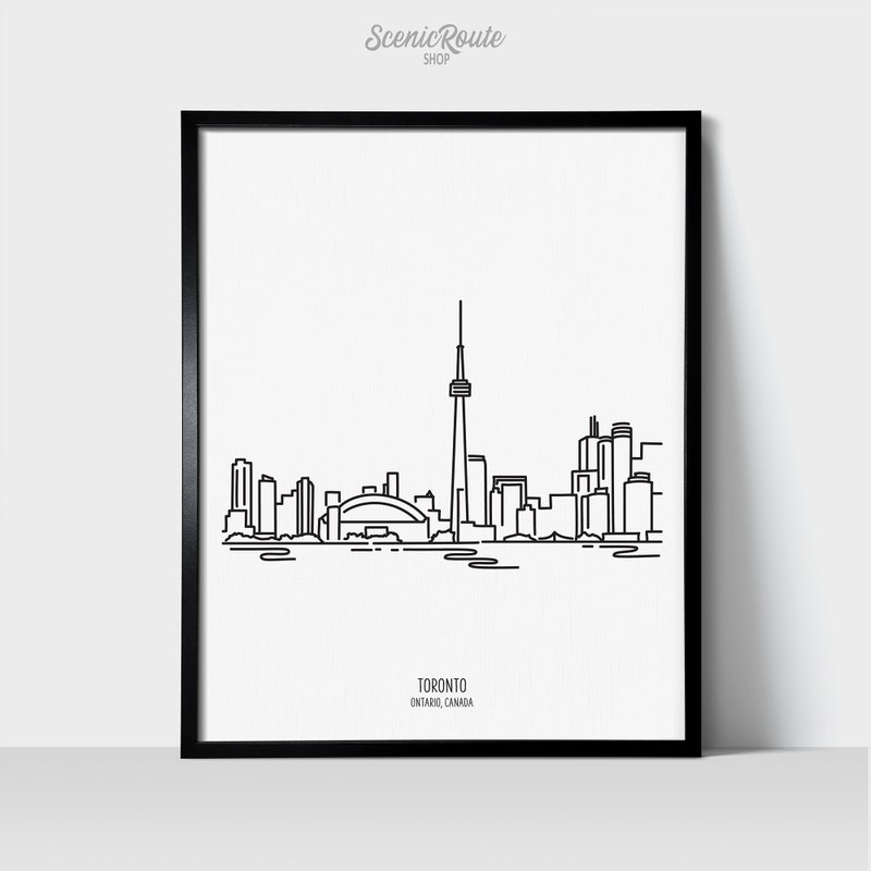 Toronto Skyline - Etsy