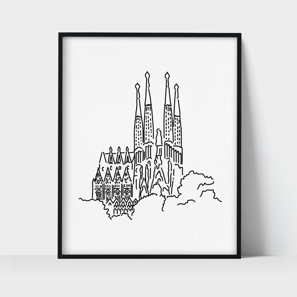 Sagrada Familia - Etsy