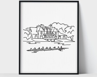 Harvard Drawing - Etsy