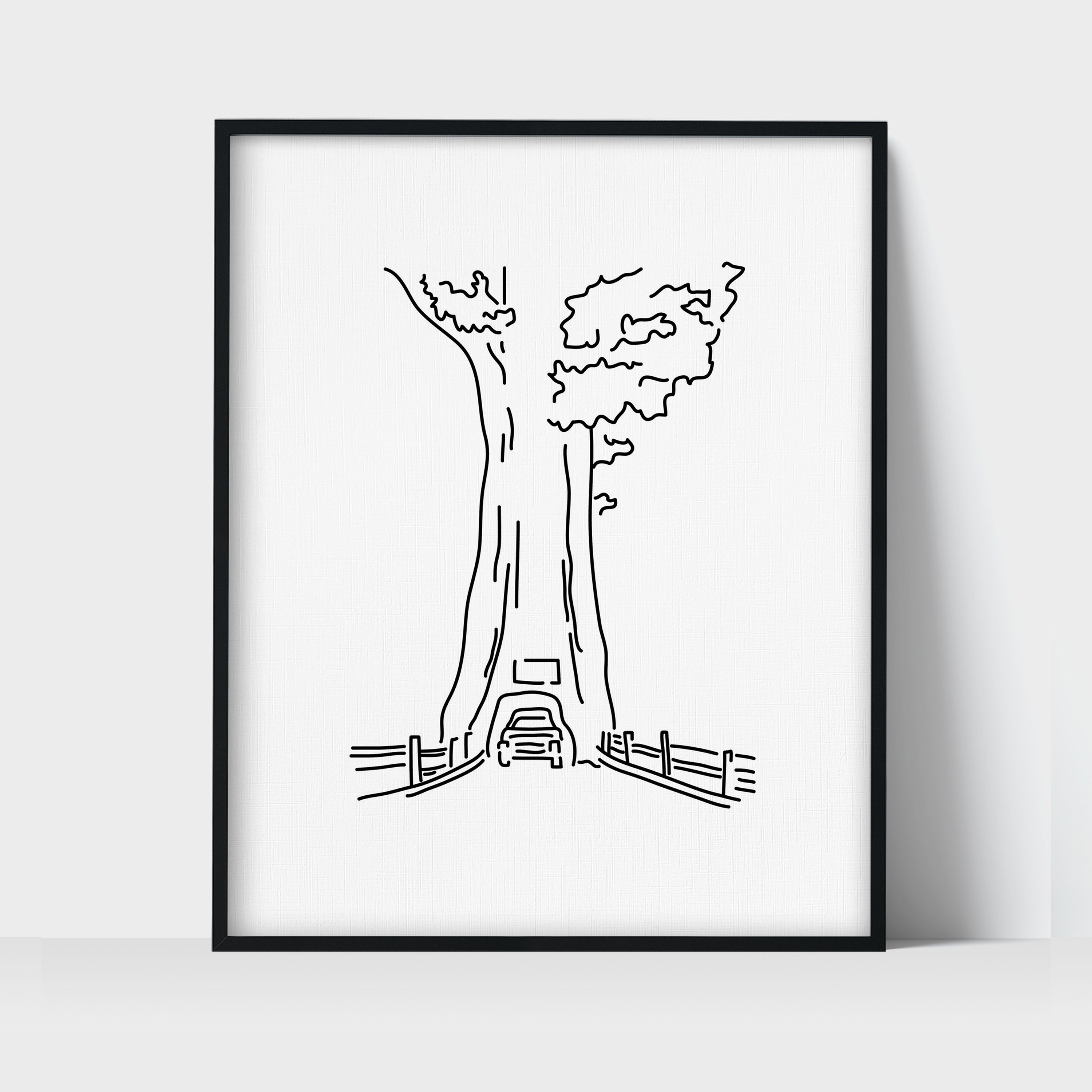 Simple Park Drawing