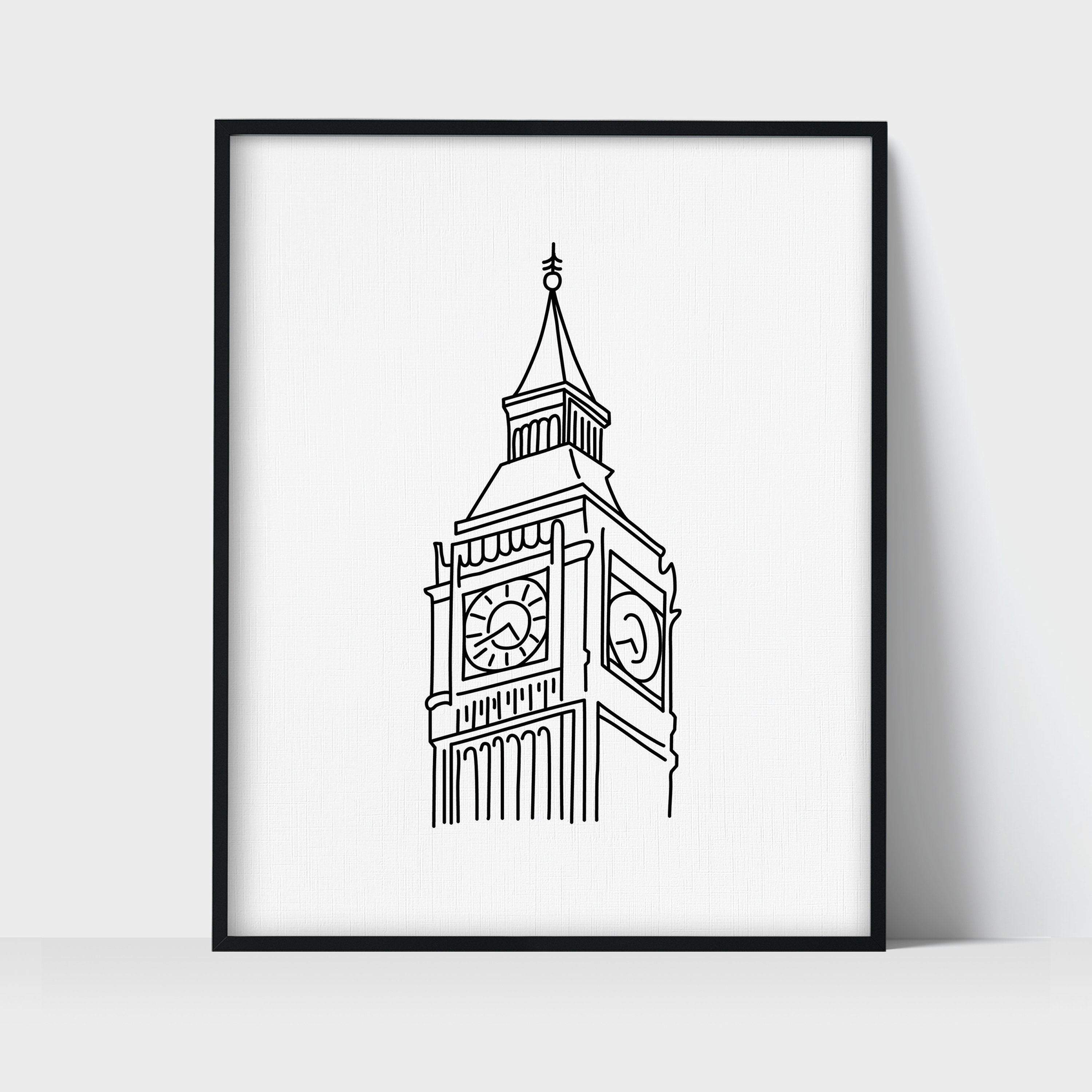 London Clock Drawing