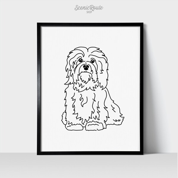 Havanese Portrait - Etsy