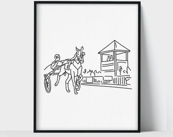 Sulky Horse Print - Etsy