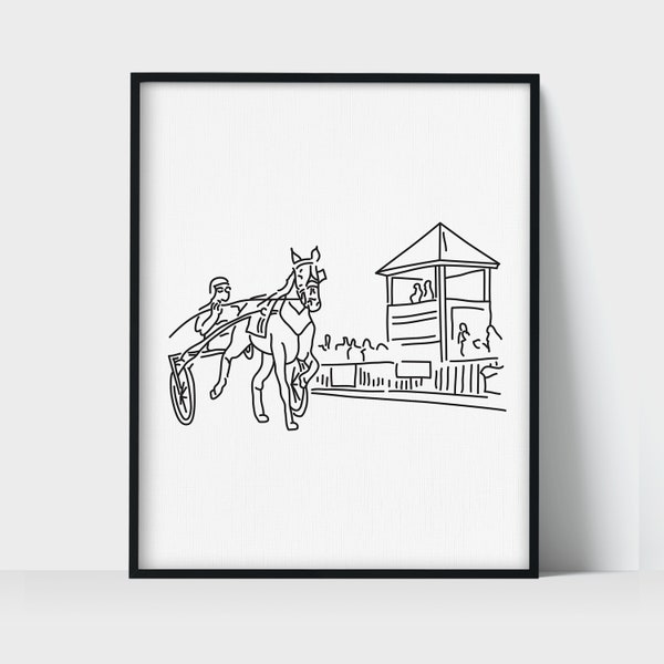 Harness Racing Sulky - Etsy