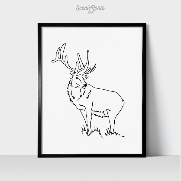Elk Art - Etsy