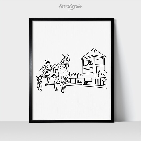 Harness Racing Sulky - Etsy