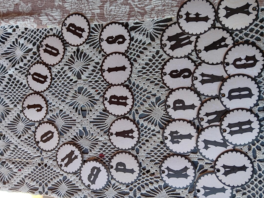 Vintage Mismatched Cardboard Letter Tags, Fancy Black Script - Etsy