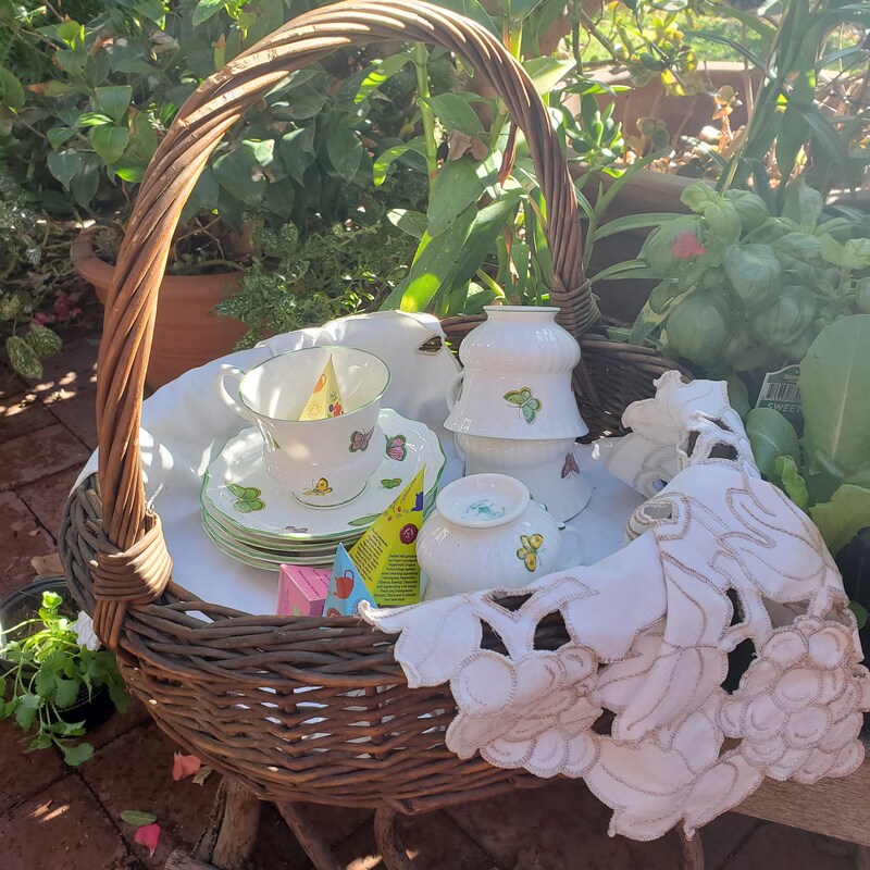 Tea Basket - Etsy