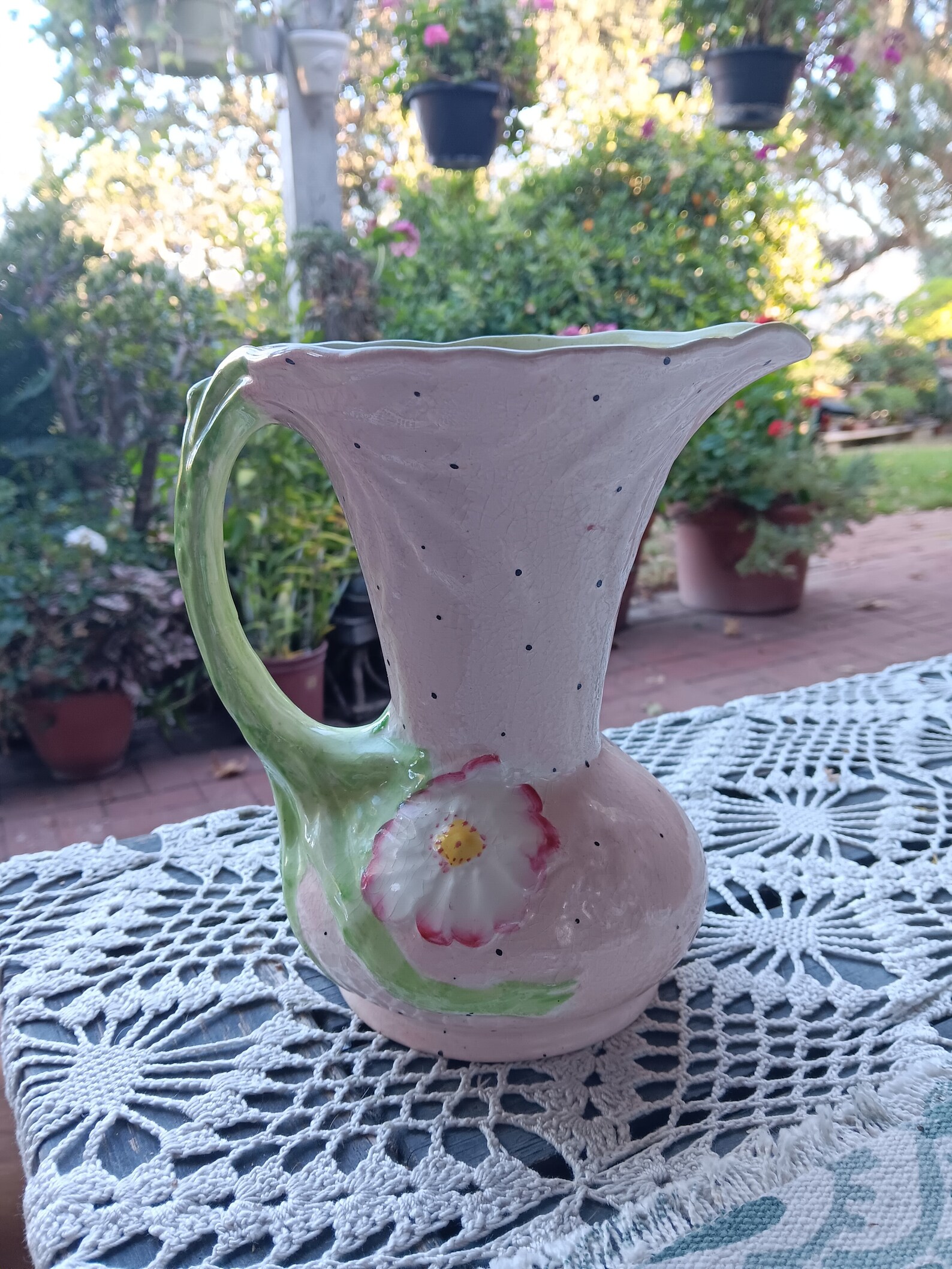 Vintage James Kent Annette Poppy Pitcher, Cottagecore Decor - Etsy
