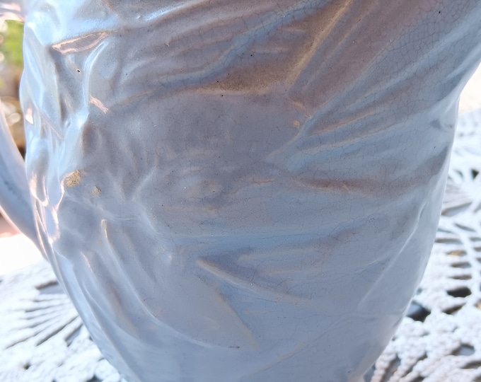 Vintage Mccoy Bird and Berries Pottery Pitcher in Light Blue Elegant ...