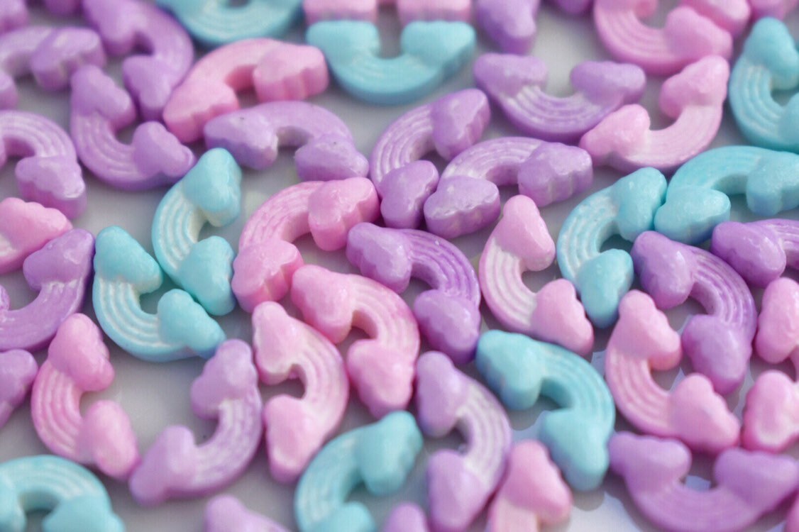 Rainbow Candy Shapes | Etsy