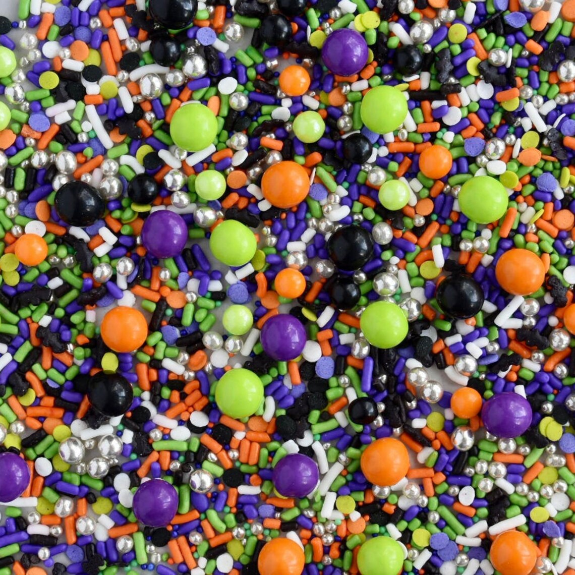 Edible Sprinkles Monster Mash Sprinkle Mix Halloween | Etsy