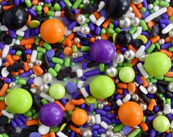 Edible Sprinkles Monster Mash Sprinkle Mix Halloween | Etsy