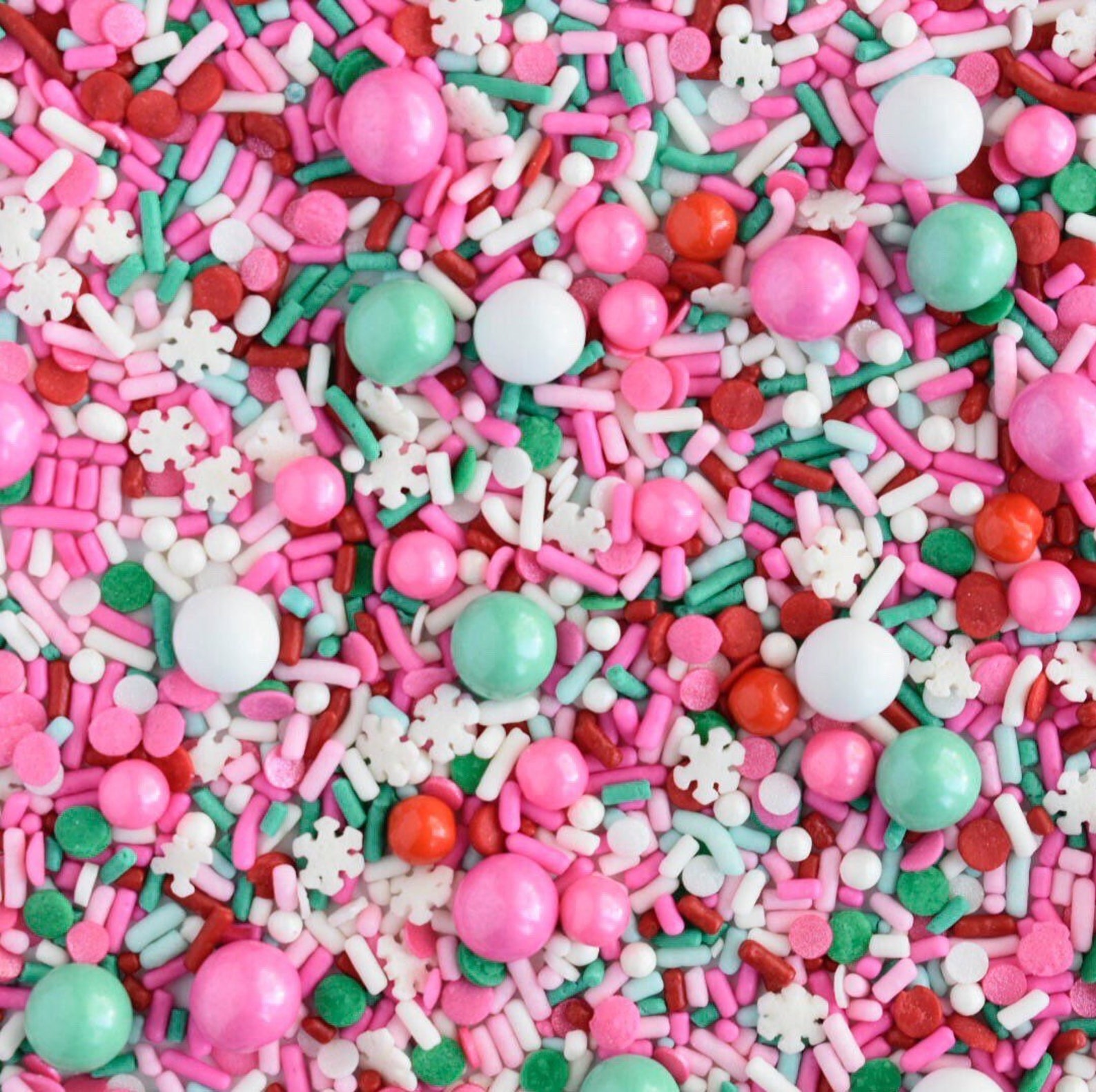 Sprinkes Snow Cute Sprinkle Mix Christmas Winter - Etsy