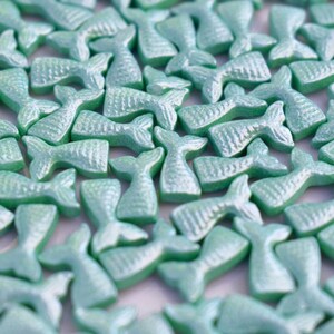 Sprinkles - Teal Mermaid Tail Candy Shapes - Etsy