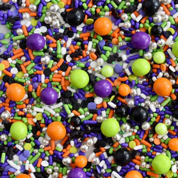 Edible Sprinkles Monster Mash Sprinkle Mix Halloween | Etsy