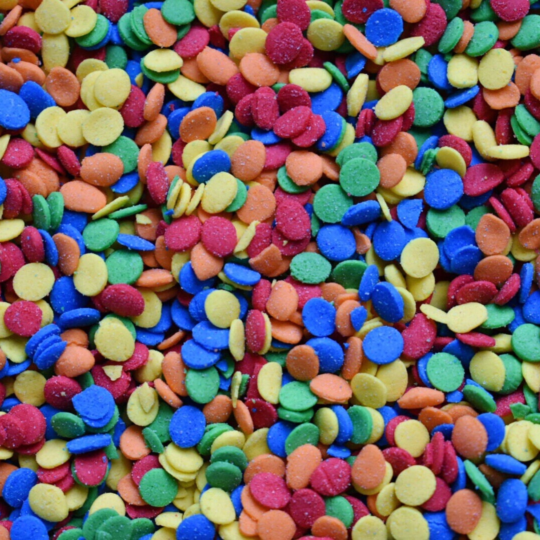 Sprinkles - Primary Confetti Quin Sprinkles, Edible Cake and Cookie ...