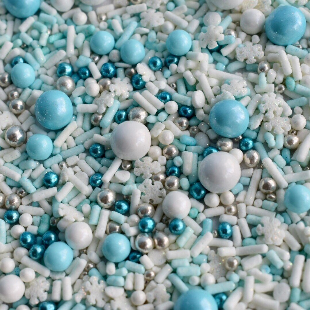Sprinkles - Snowfall Sprinkle Mix - Christmas Sprinkles - Etsy