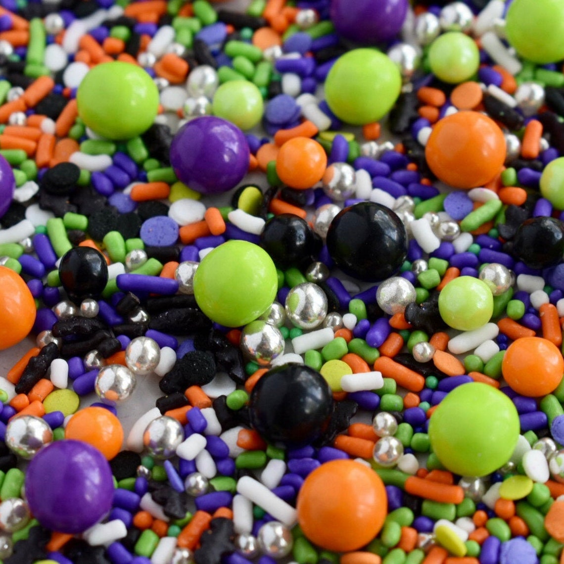Edible Sprinkles Monster Mash Sprinkle Mix Halloween | Etsy