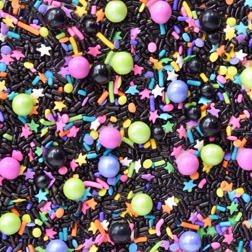 Edible Sprinkles Monster Mash Sprinkle Mix Halloween - Etsy