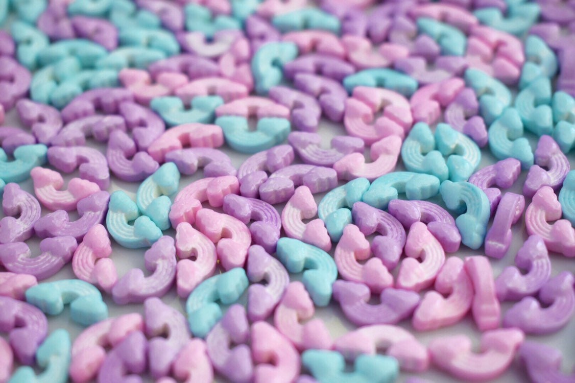 Rainbow Candy Shapes | Etsy