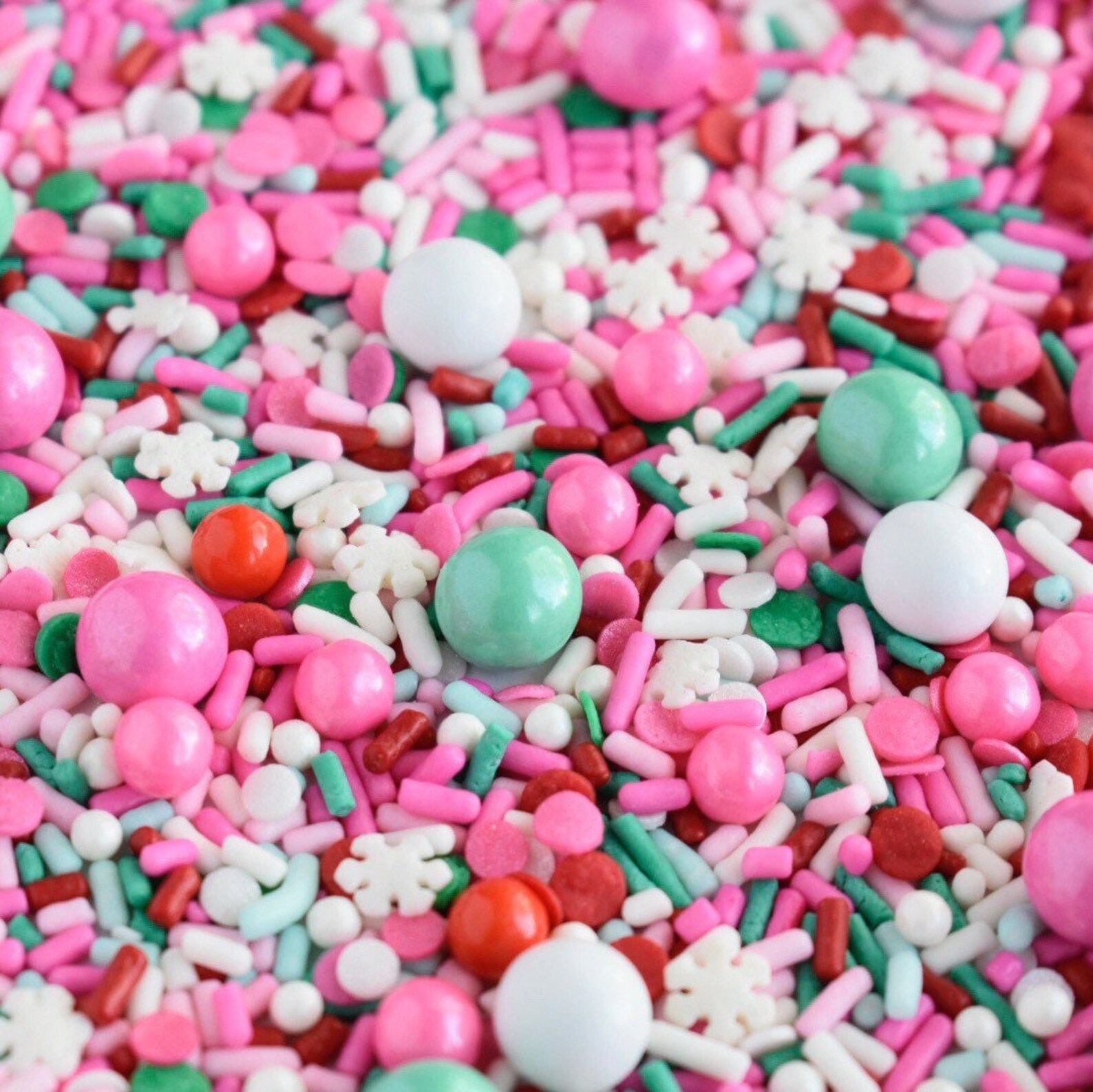 Sprinkes Snow Cute Sprinkle Mix Christmas Winter - Etsy