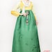 Green Sunflower Hanbok Set - Etsy