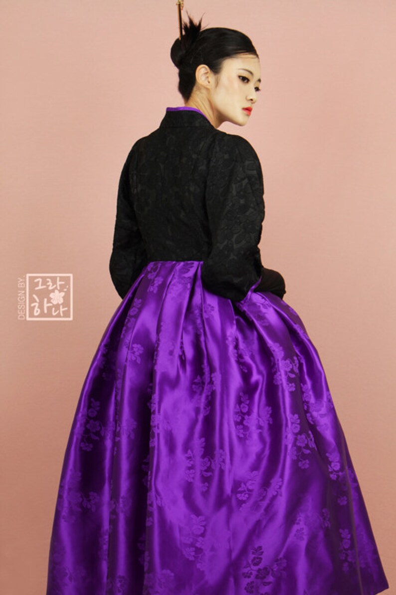 Granghana Silk Purple Cheolik Dress - Etsy