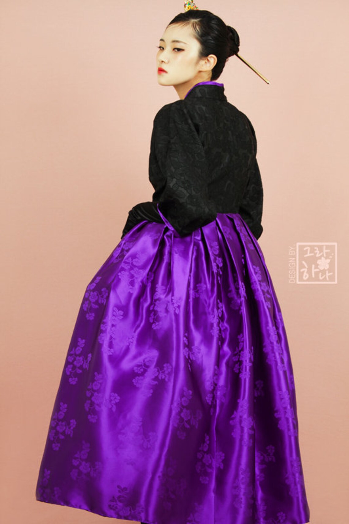 Granghana Silk Purple Cheolik Dress - Etsy