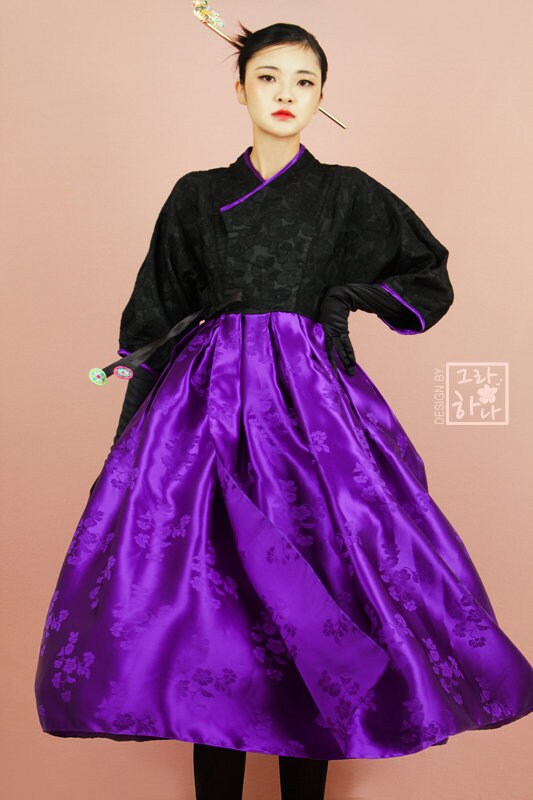Granghana Silk Purple Cheolik Dress - Etsy