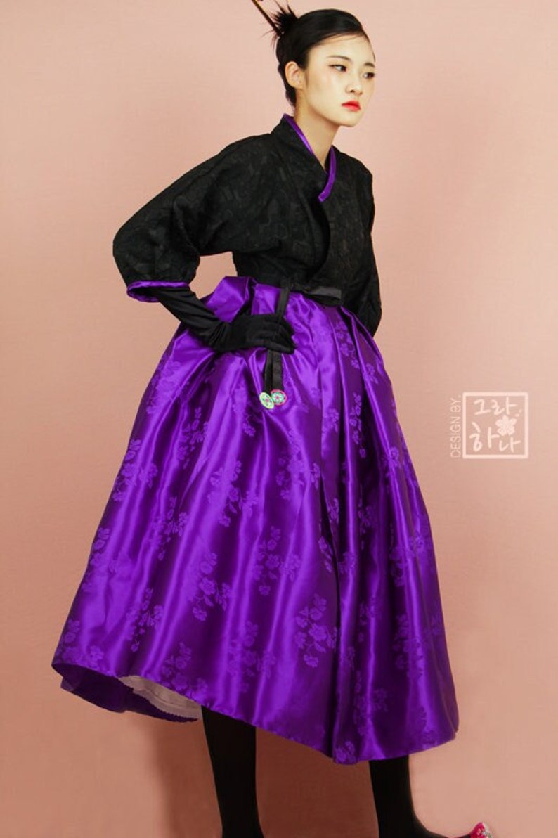 Granghana Silk Purple Cheolik Dress - Etsy