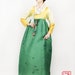 Green Sunflower Hanbok Set - Etsy