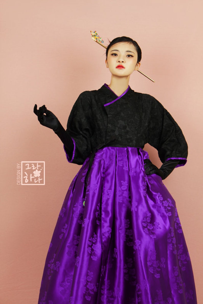 Granghana Silk Purple Cheolik Dress - Etsy