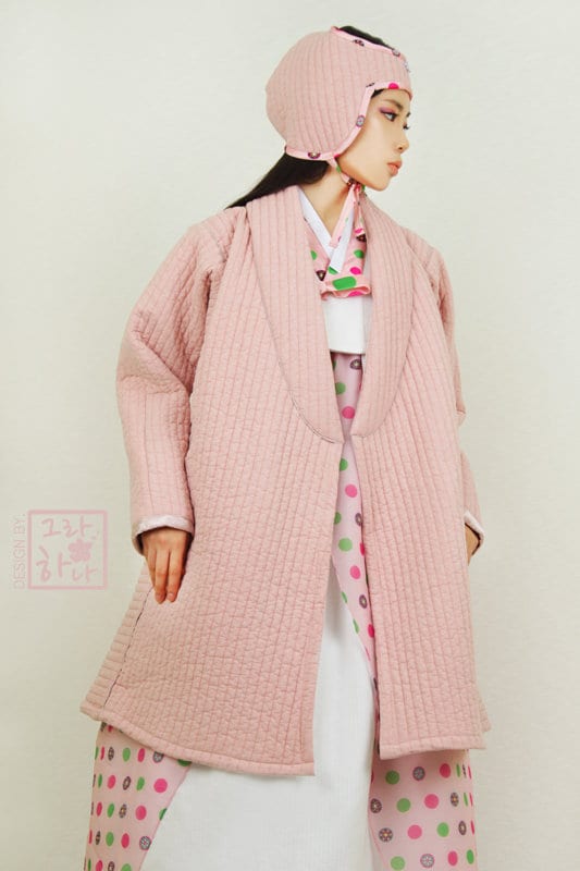 Granghana Dancheong Dot Forked Hanbok Dress - Etsy