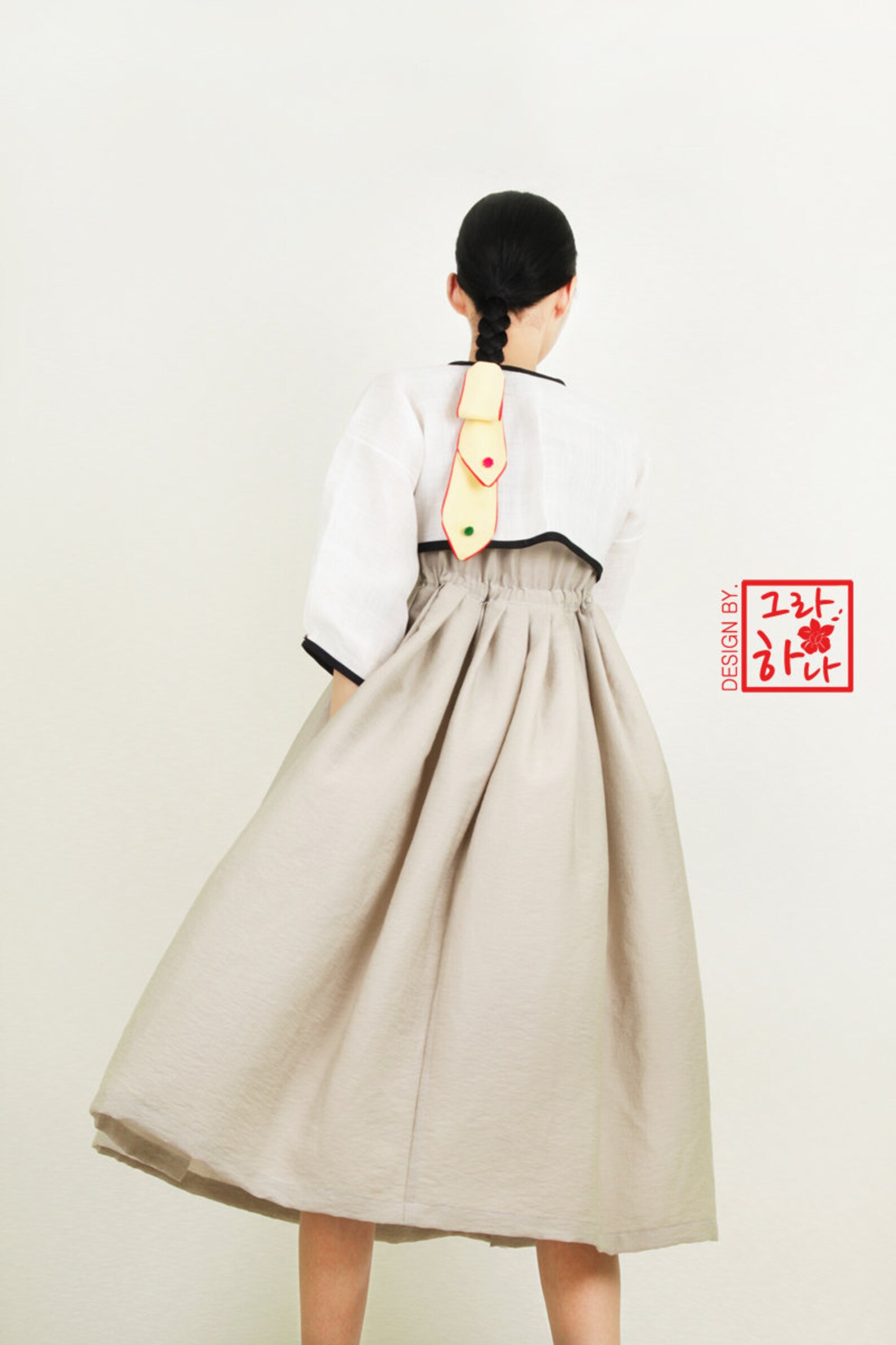 Granghana Bang-ryung(korea Traditional Square Shape Collar) Hanbok ...