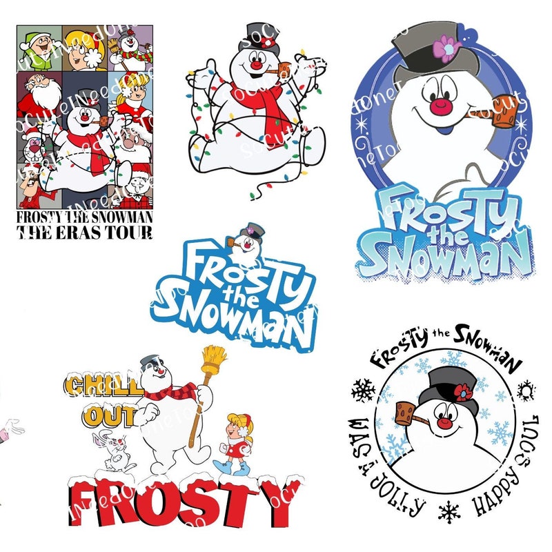 Frosty the Snowman Face Svg - Etsy