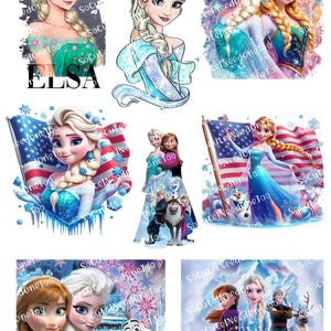 Frozen Collection of Decals, Frozen Decals, Princess Anna, Elsa, Anna ...
