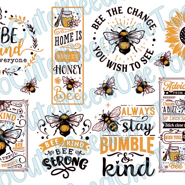 Bee Decals - Etsy