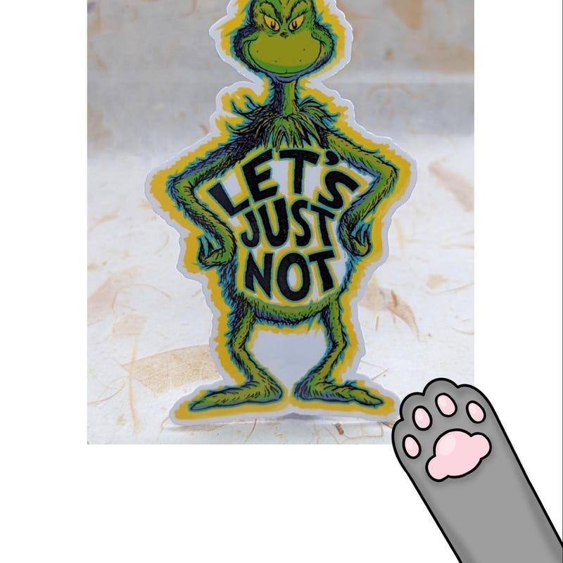 The Grinch Stickers - Etsy